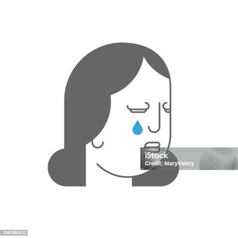 순 교자 울음 소리입니다 머리에 가시 철사입니다 아픔과 고통 눈에서 눈물입니다 고문당하는에 대한 스톡 벡터 아트 및 기타 이미지