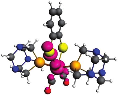Calculated Unpaired Spin Density Distribution For 1 − At An Isocontour
