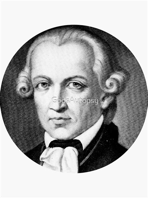 Immanuel Kant Circle Stickers 3 Sticker By Godsautopsy Redbubble