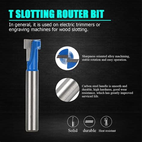 T Router Bit 1 4 Shark Hex Bolt T Slot Router Bit Smooth Operation