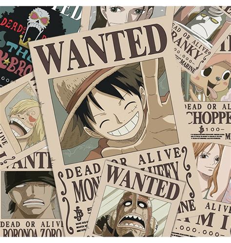 정품 원피스 현상수배 포스터 9개입 티몬