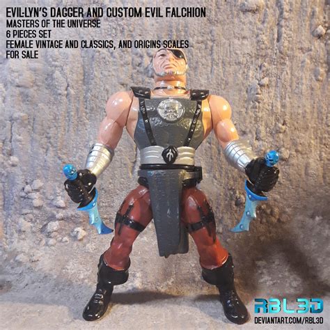 Obj File Evil Lyns Evil Dagger And Custom Evil Falchion Motu He Man