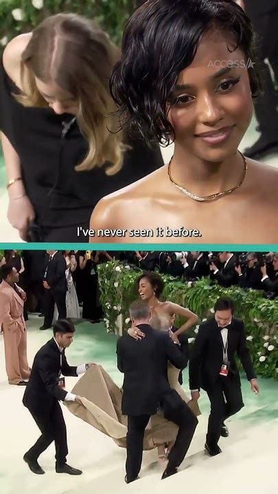 Tyla Carried Up Met Gala Stairs Youtube