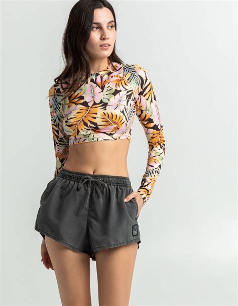 Billabong Sol Searcher Womens Volley Boardshorts Washed Black Tillys