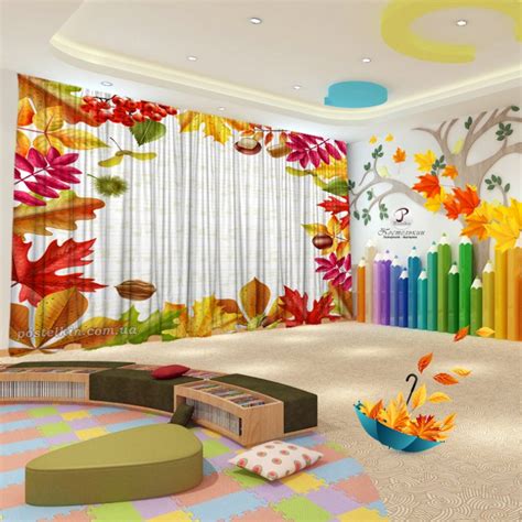 Фото штори Осінь купити по самим низьким цінам в Україні Шторы