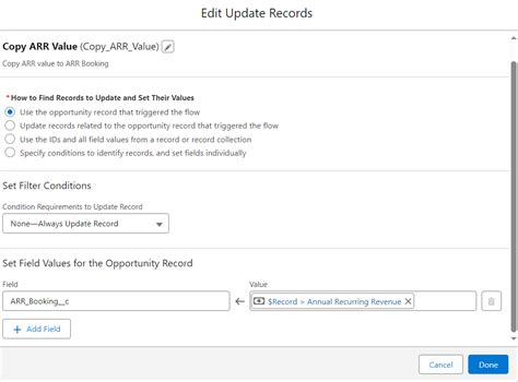 Visual Workflow Flow Copying One Field Value To Another Field