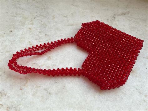 Red Bead Bag
