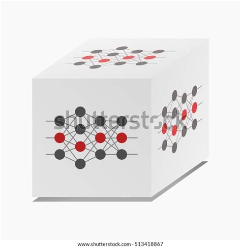 Neural Network Cubic Module Stock Vector Royalty Free Shutterstock