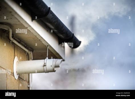 A Gas Boiler Flue Vent Stock Photo Alamy