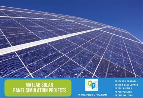 Matlab Solar Panel Simulation Research Projects Empirical Study