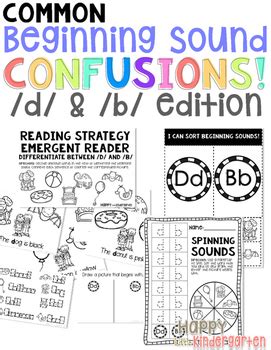 Letter D B Phonics Pack Helping Learn The Difference Between B D