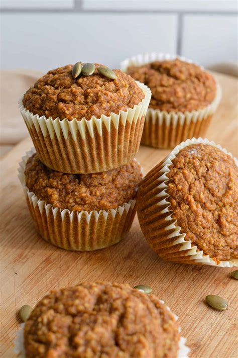 The Best Oat Flour Pumpkin Muffins Nourished By Nic
