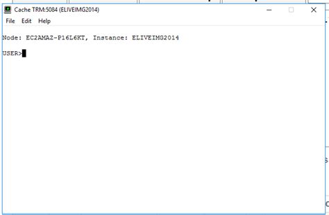 View Globals From Terminal Intersystems Developer Community Ensemble