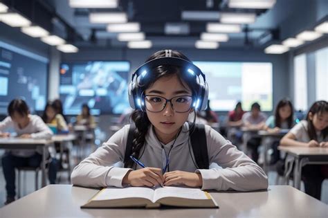 Premium Ai Image The Future Of Homework Virtual Assignments In