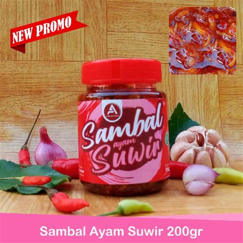 Jual Sambal Ayam Suwir 200 Gram Shopee Indonesia