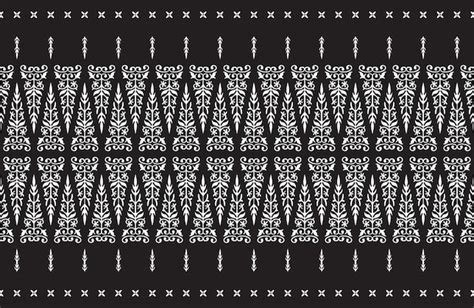 Premium Vector Malay Riau Batik Songket Weaving Corak Motif Pucuk
