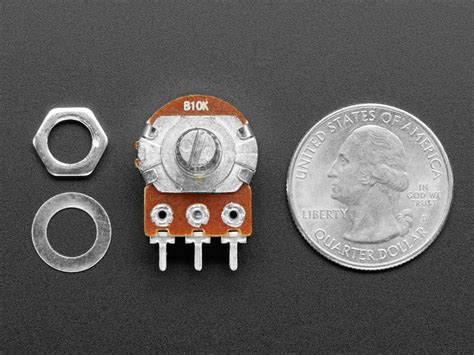 Panel Mount 10k Dual Linear Potentiometer 10k Dual Linear [discontinued] The Pi Hut