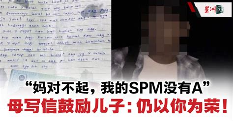 Sin Chew Daily 星洲日報 On Twitter “对不起，妈妈，我的大马教育文凭（spm）成绩，不如其他人来得卓越