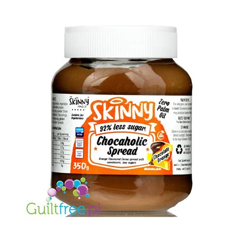 Skinny Notguilty Low Sugar Chocaholic Chocolate Orange Spread