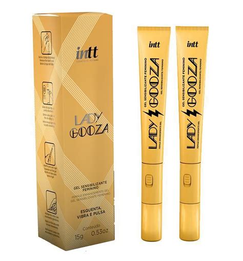Combo 2 Un Lady Gooza Gel Sensibilizante Feminino Esquenta Vibra E