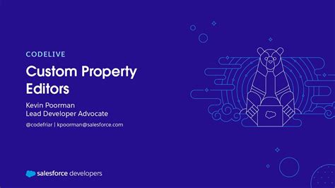Custom Property Editors Codelive Youtube