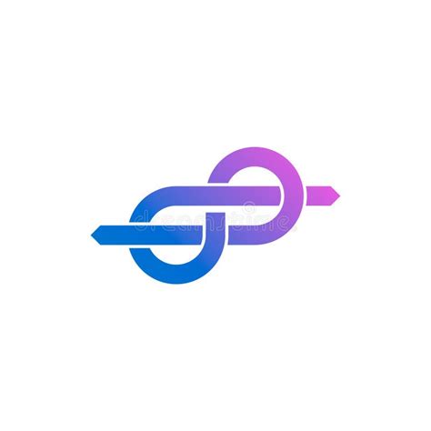 Logo Of The Knot That Make Up The Infinity Symbol Stock Vector