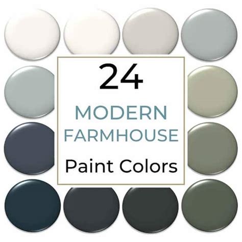 Modern Farmhouse Interior Color Palette