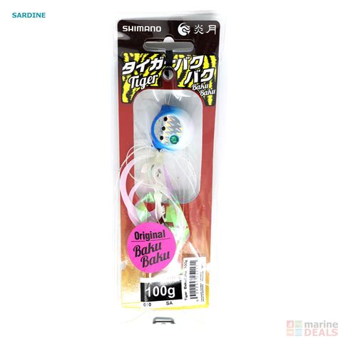 Buy Shimano Tiger Baku Baku Slider Jig G Sardine Online At Marine Deals Co Nz