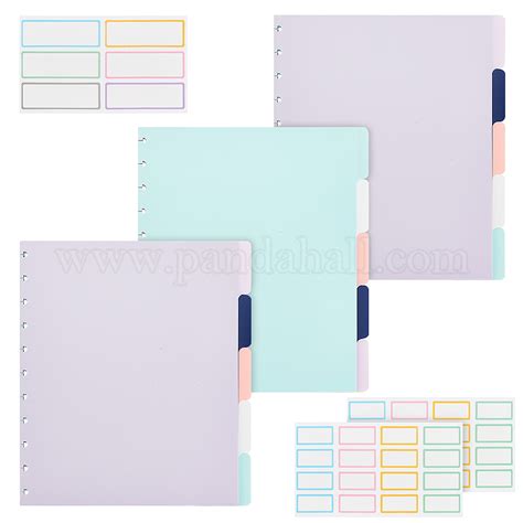 Wholesale Olycraft 15 Sheets 5 Color Tab Dividers Discbound Blank Index