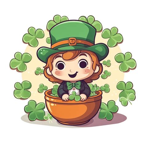 Premium Photo A Cute Character Leprechaun St Patricks Day Symbol