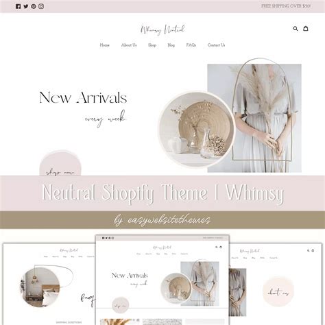 Shopify Template I Beige For Days Masterbundles