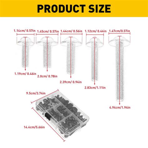 Motorcycle Fairing Nut And Bolt Assortment Kits Fasteners For Universa