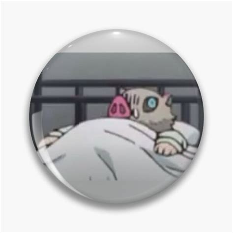 Demon Slayer Inosuke Hashibira Sleep Meme Pin By Juberoni Redbubble