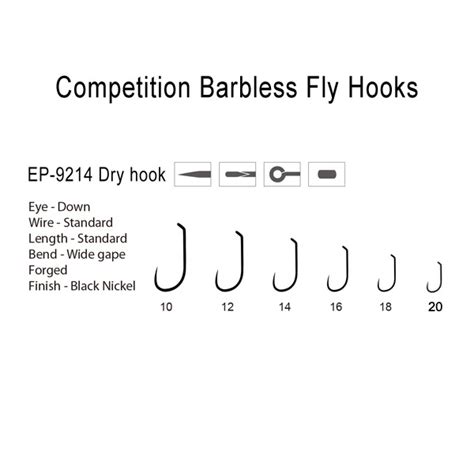 Dry Fly Hook Ep 9214
