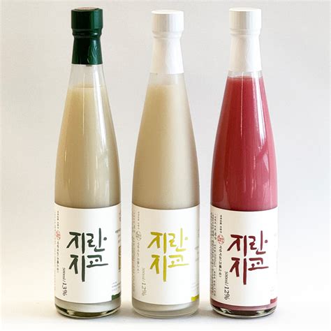 지란지교 탁주 3종세트 탁주 무화과탁주 캐모마일 탁주 별주막닷컴