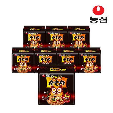 농심 앵그리 너구리 Rta 멀티팩 121gx5 X 8개 40봉 홈플러스 택배배송