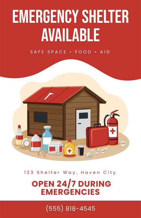 Free Emergency Poster Templates Editable And Printable