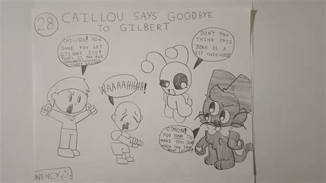 Caillou Says Goodbye To Gilbert Thumbnail By Wency209 On Deviantart