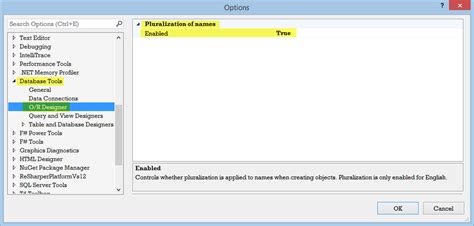 Why Is Entity Framework Missing The Last S In A Table That Ends With
