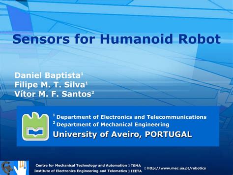 PPT Sensors For Humanoid Robot PowerPoint Presentation Free Download ID