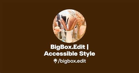 BigBox Edit Accessible Style Linktree