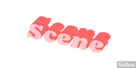 Scene Word Animated Logo Designs Scene Word Animated Logo Designs