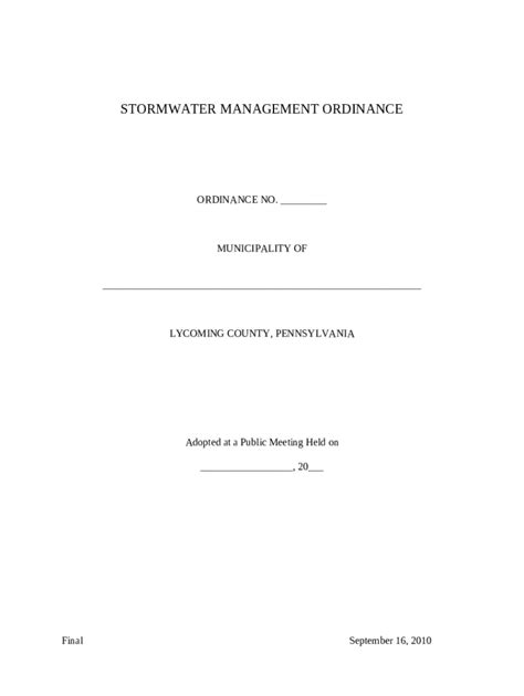 Appendix A Low Impact Development Practices Doc Template Pdffiller