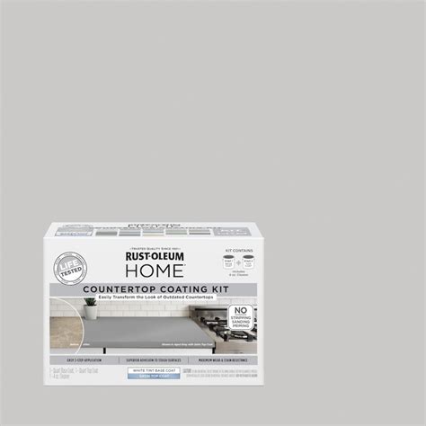 Rust Oleum Home Icy Gray Satin Countertop Refinishing Kit 38496210t At