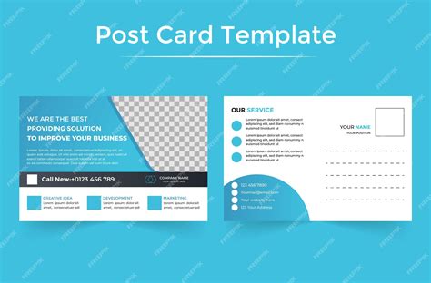 Premium Vector Modern And Simple Business Eddm Postcard Or Postcard