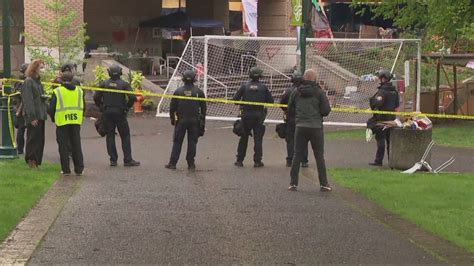 Pro Palestinian Protest At Portland State University Kgw