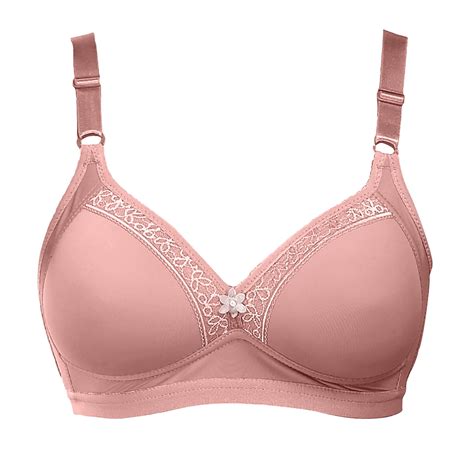 Virmaxy Womens Bras No Underwire Full Support Fashion Bra Wire Free