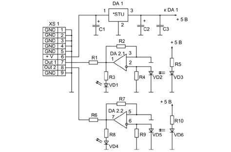 Principle Of The Electric Circuit Of The Optical Sensor Of Turns