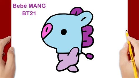 CÓmo Dibujar Bebe Mang De Bt21 J Hope Bts Youtube