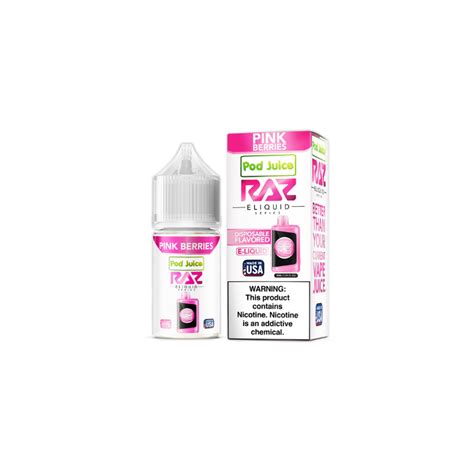 Pod Juice Salts RAZ Series Pink Berries Cigis Y Punto